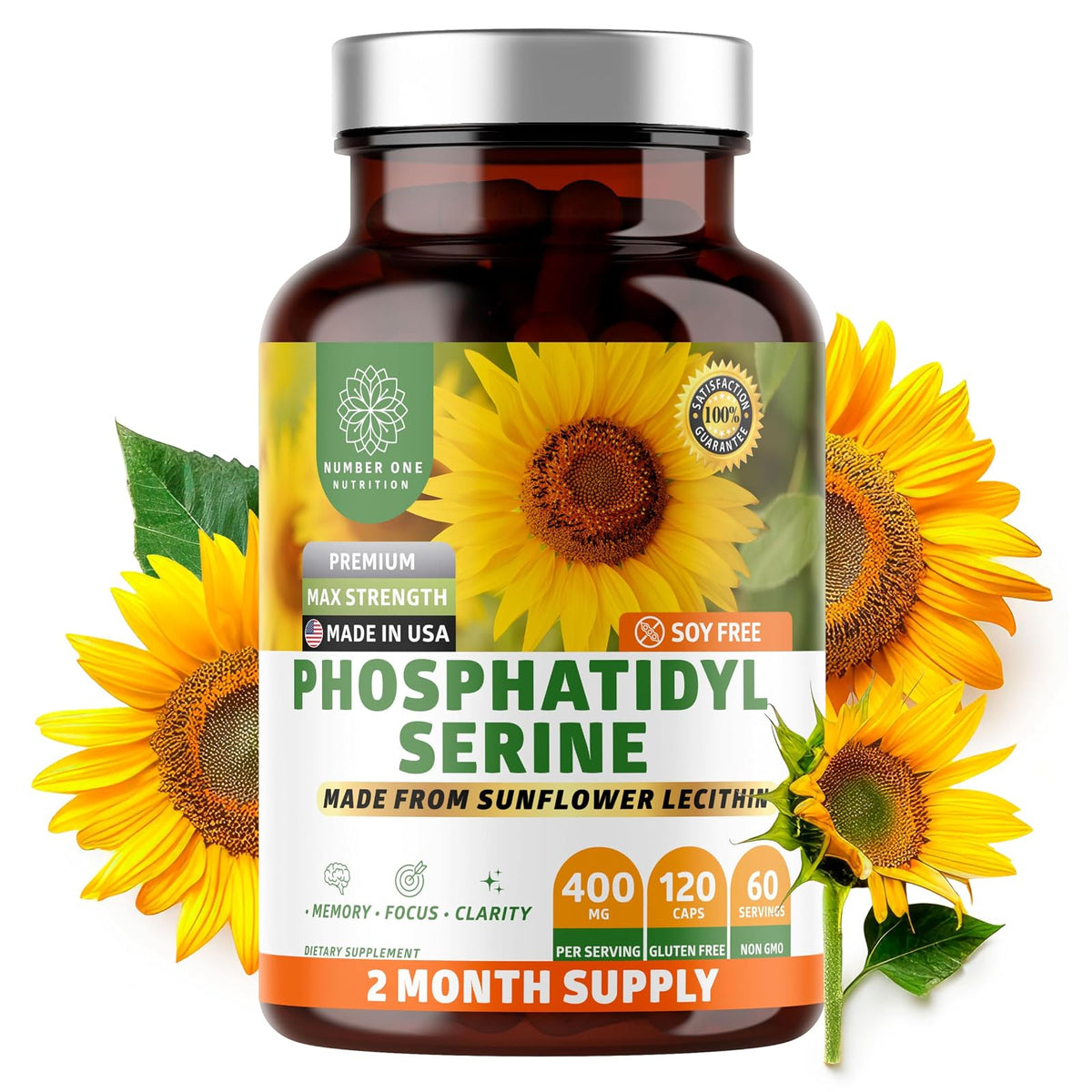 Number One Nutrition phosphatidylserine capsules