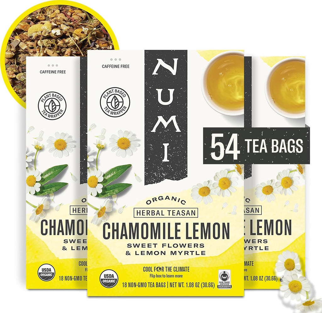 Numi organic chamomile lemon tea bags