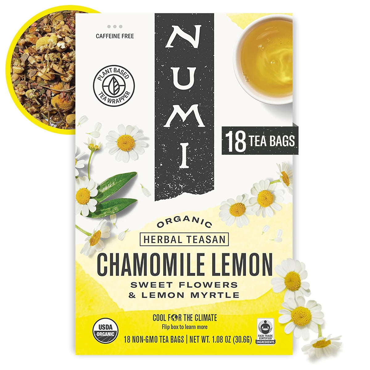 Numi organic chamomile lemon tea bags