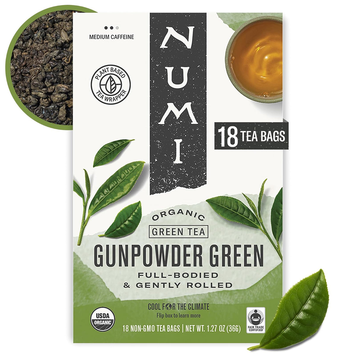 Numi Organic green tea bags
