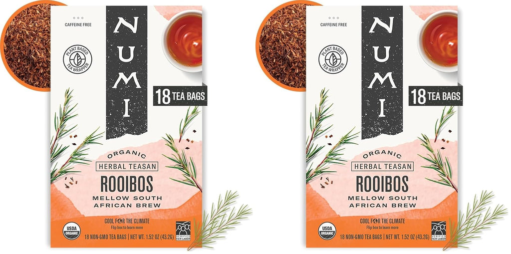 Numi organic rooibos tea bags
