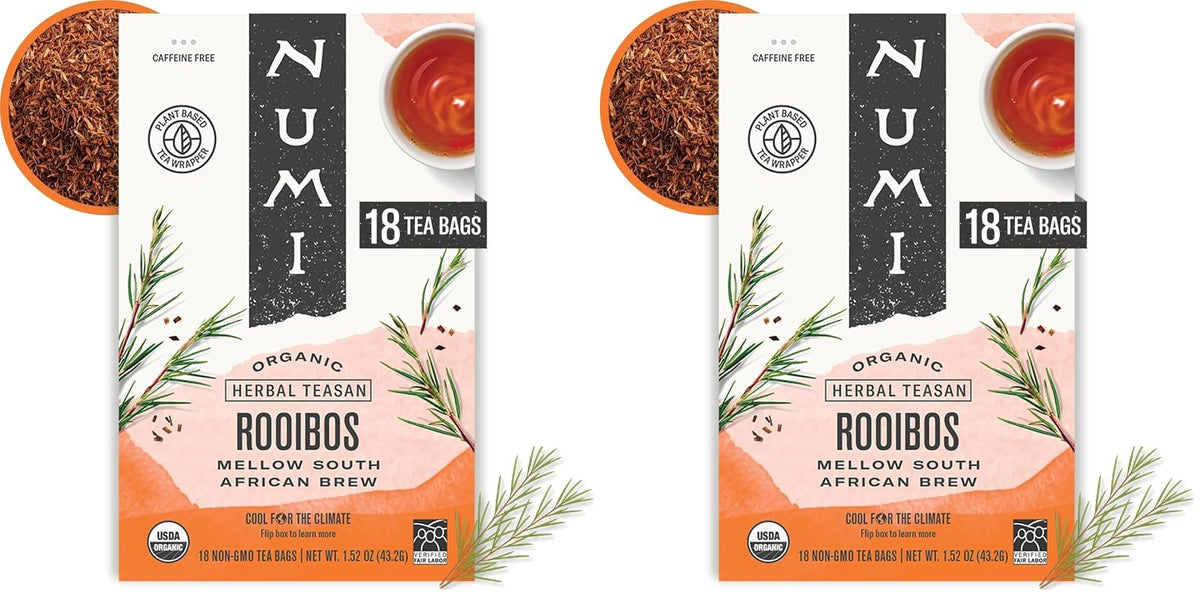 Numi organic rooibos tea bags