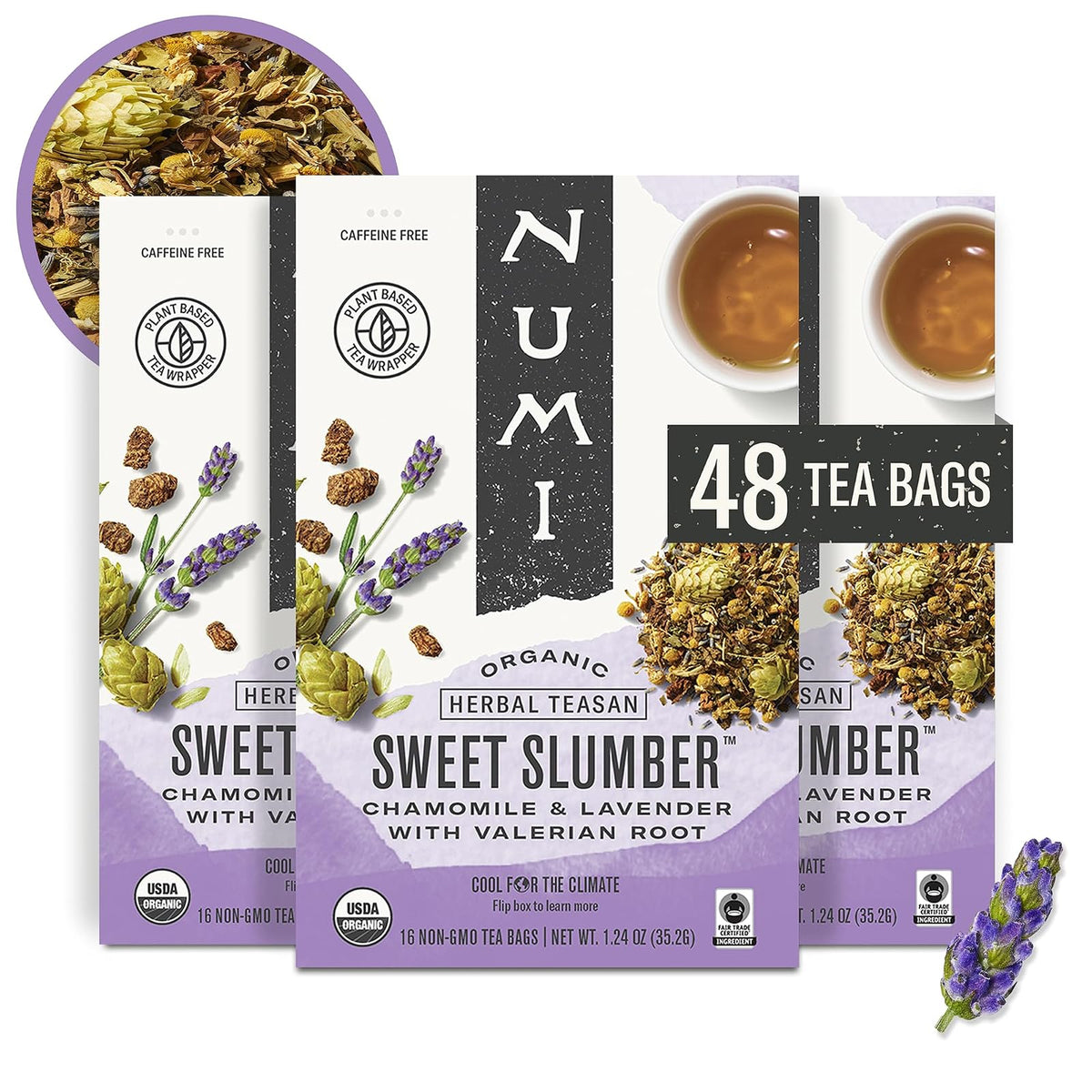 Numi Sweet Slumber herbal tea bags