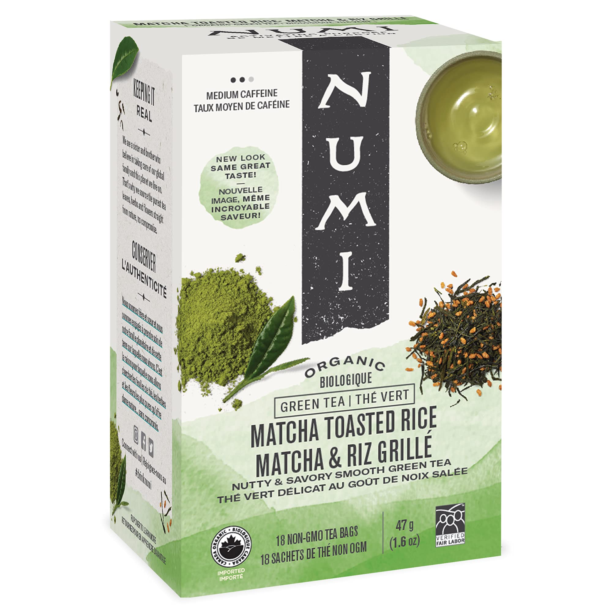 NUMI toasted rice green tea benefits