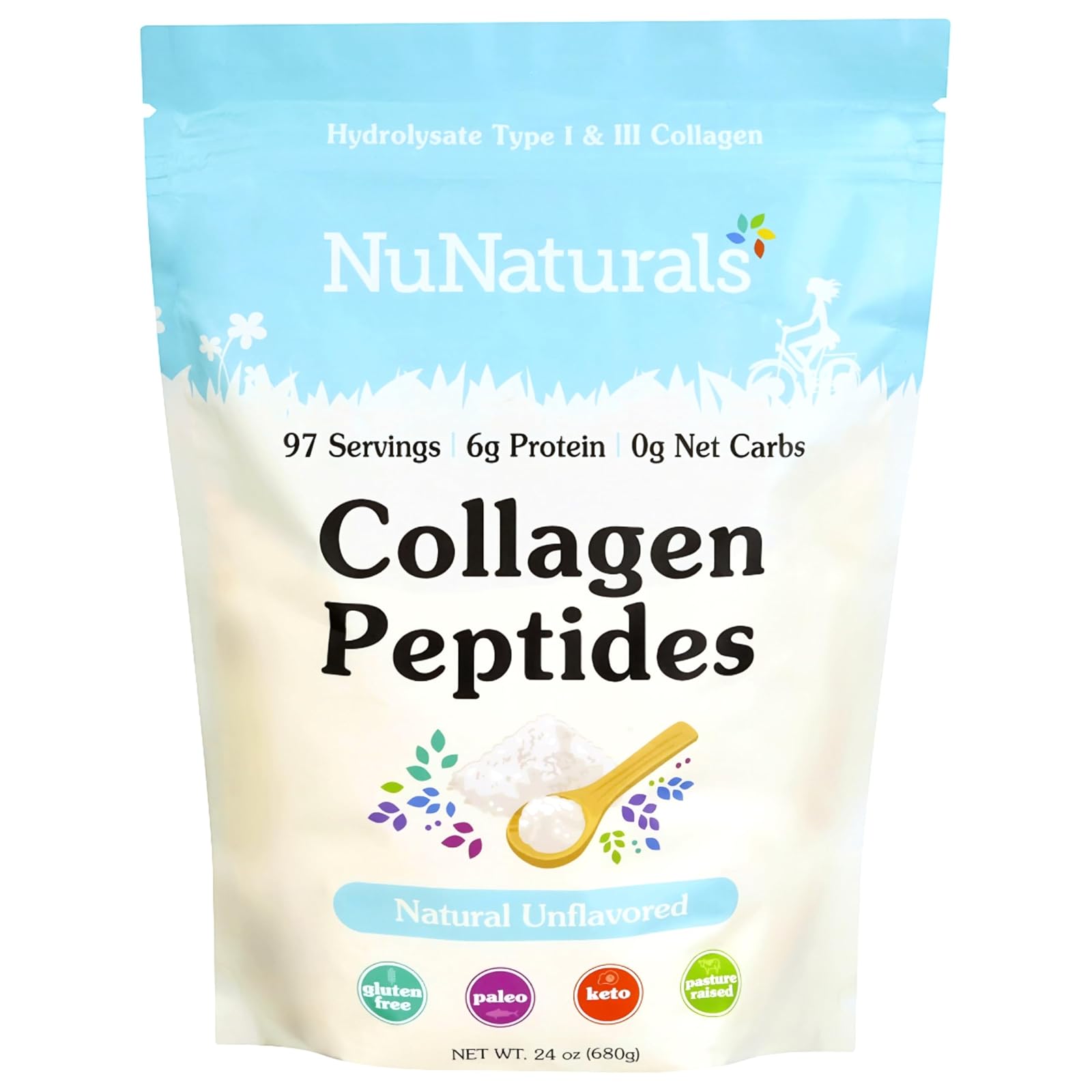 Nunaturals collagen peptides powder benefits