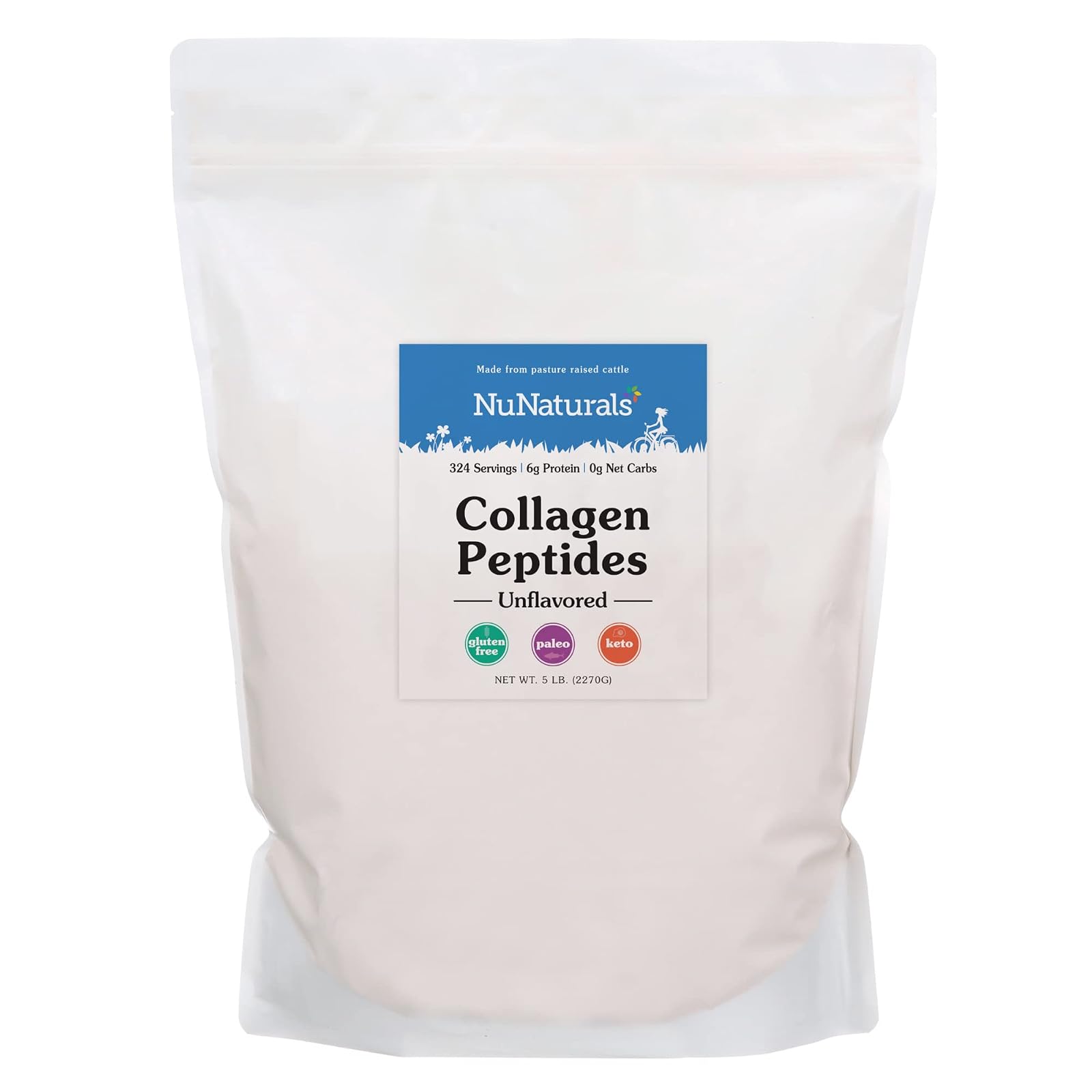 Nunaturals collagen peptides powder