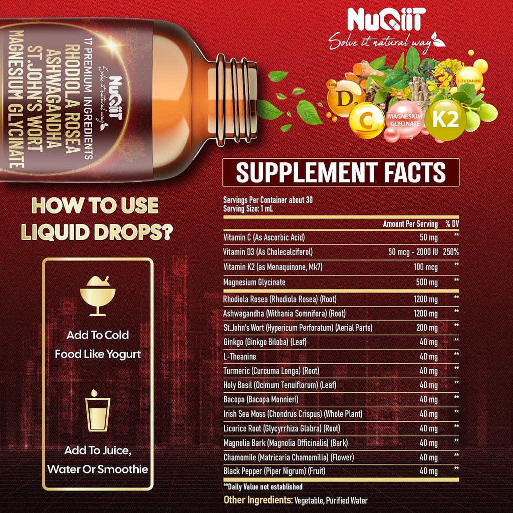 NUQIIT 17-in-1 multivitamin formula