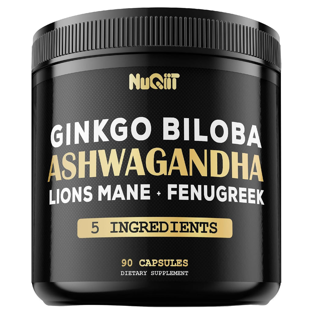 NUQIIT ashwagandha capsules for stress relief