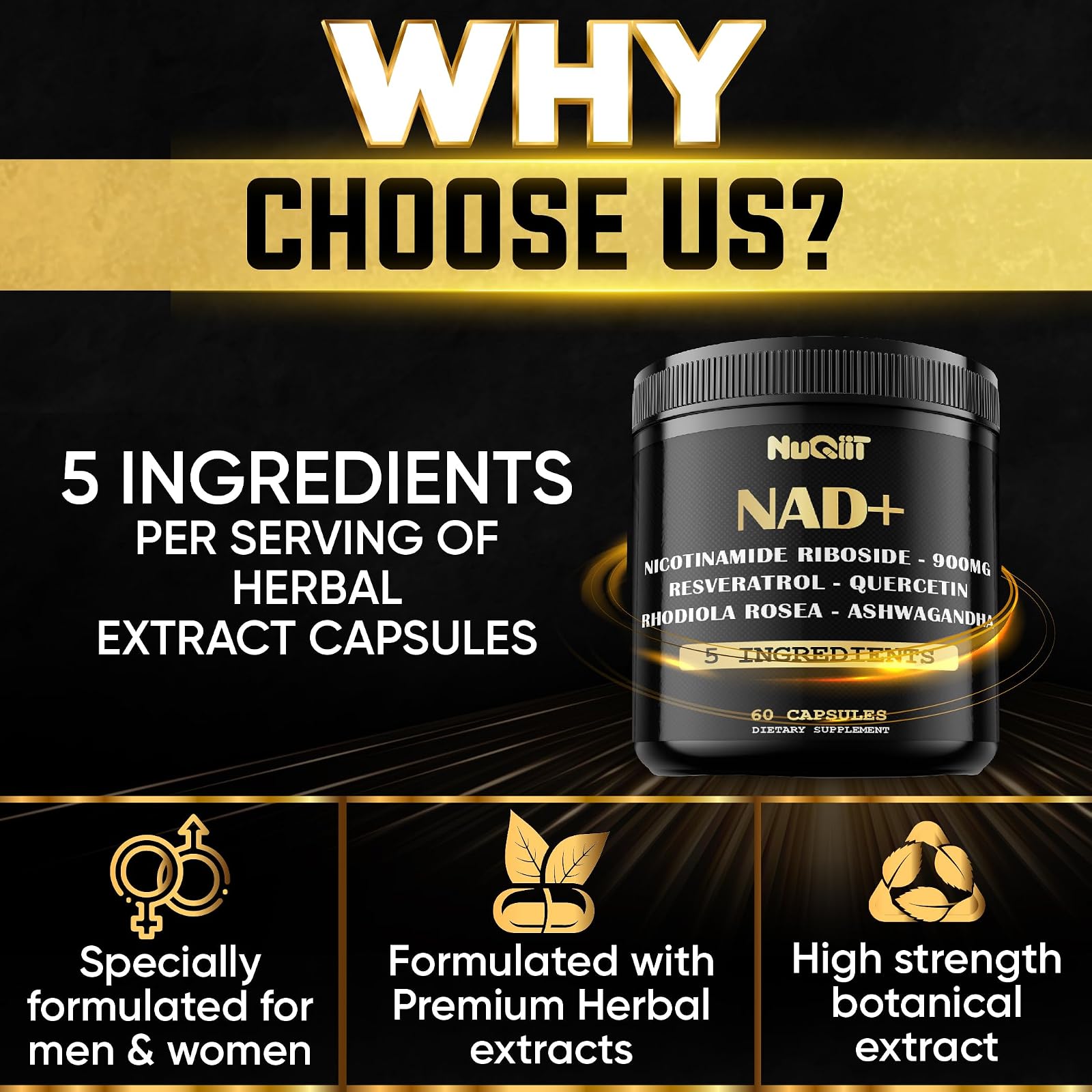 NUQIIT NAD+ capsules for vitality