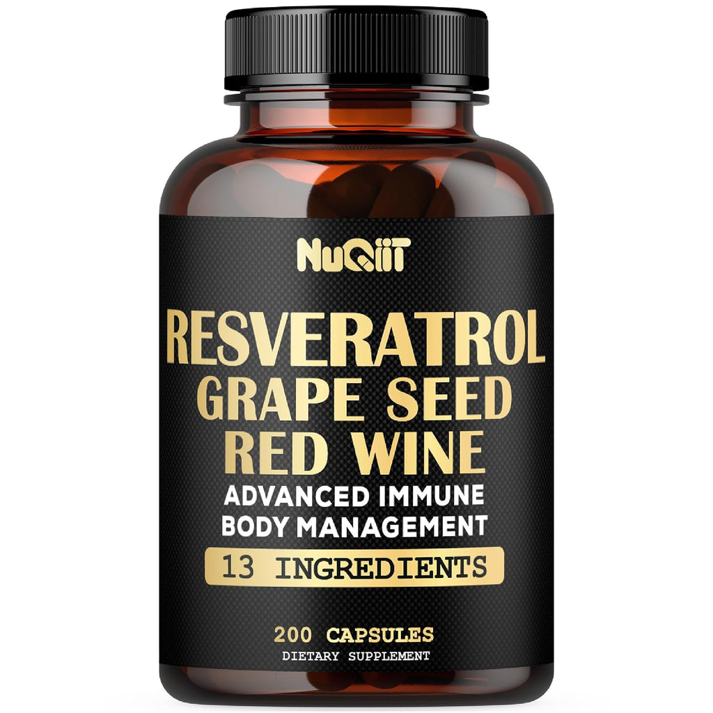 NUQIIT Trans Resveratrol 500 mg capsules