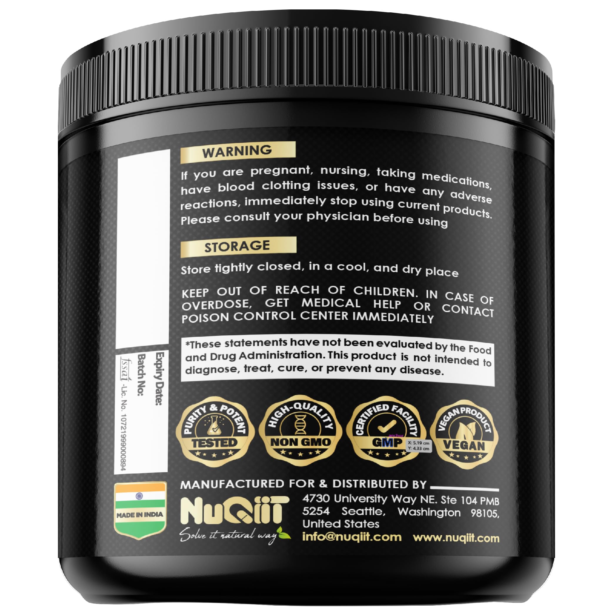 NUQIIT vitamins for daily nutrition