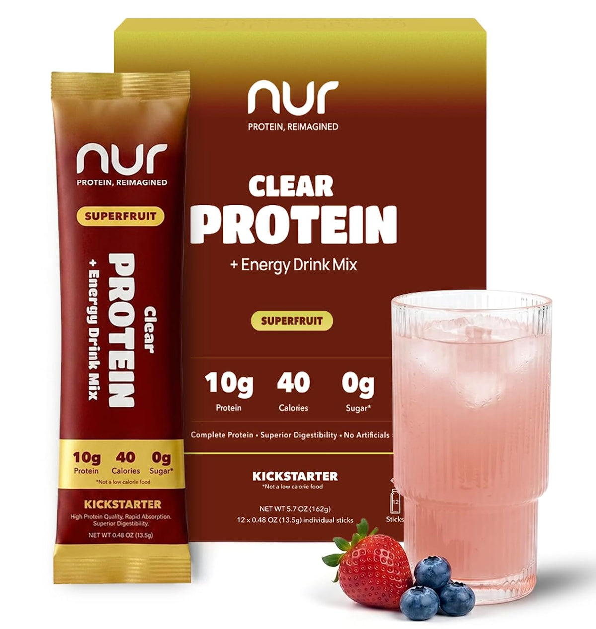 NUR Clear Whey Protein Drink Mix