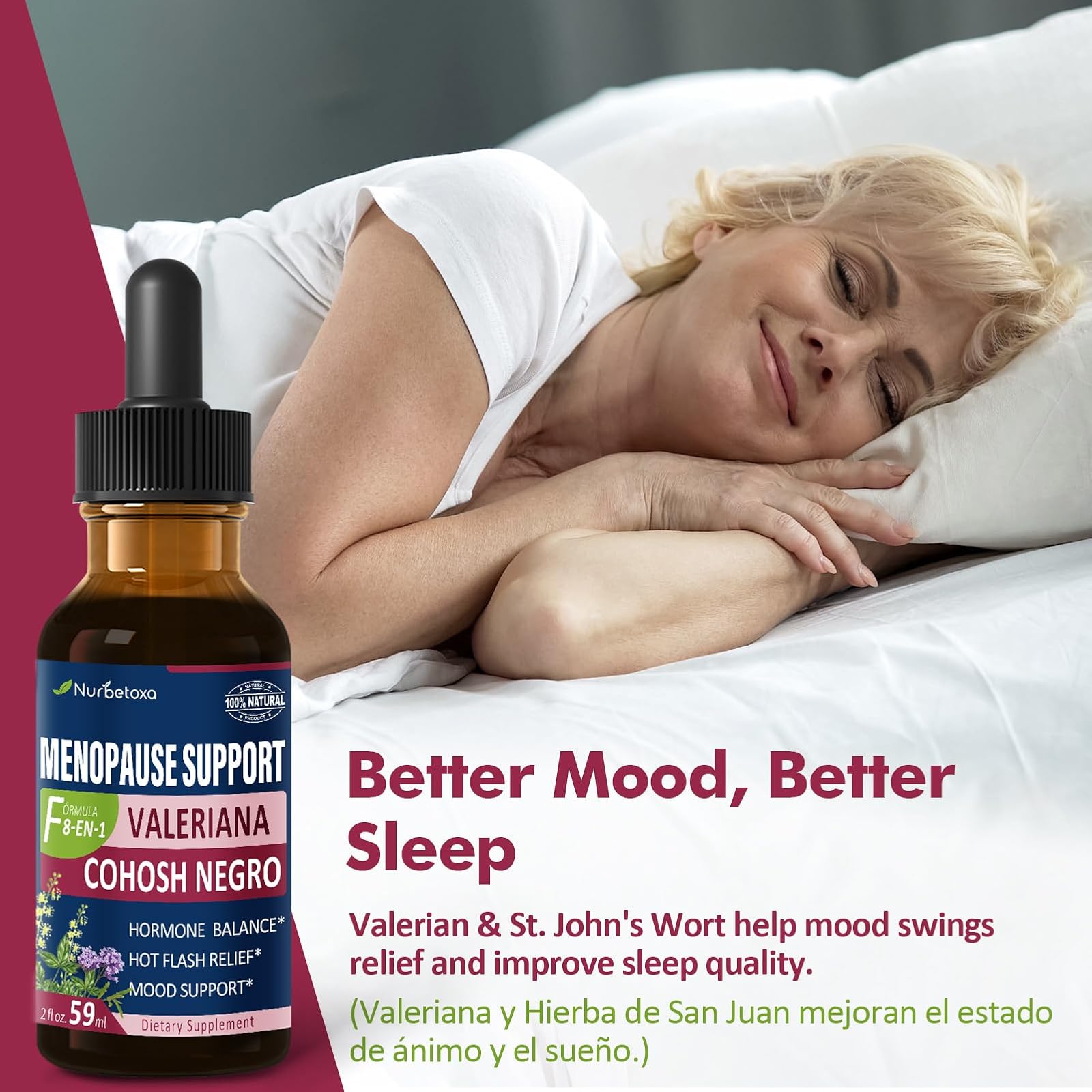 Nurbetoxa Black Cohosh drops for hormonal balance