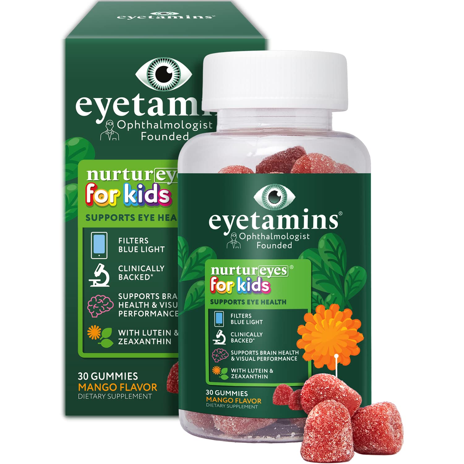 Nurtureyes Kids eye health gummies