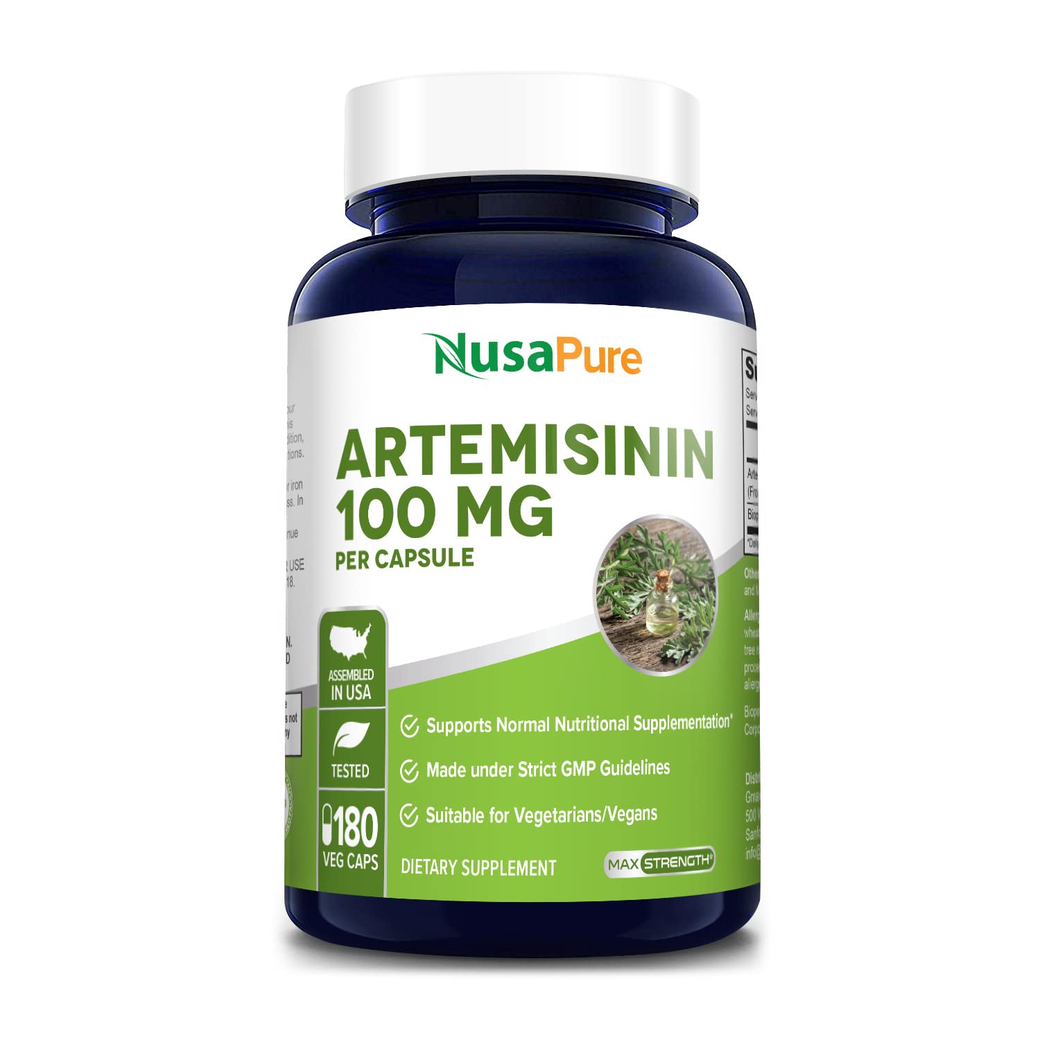 NusaPure Artemisinin 100mg veggie caps