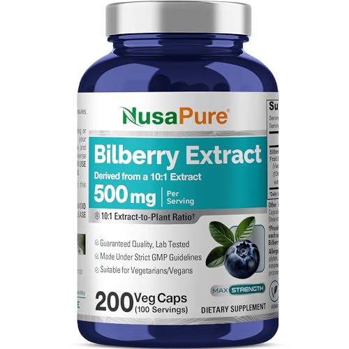 NusaPure bilberry vegan capsules