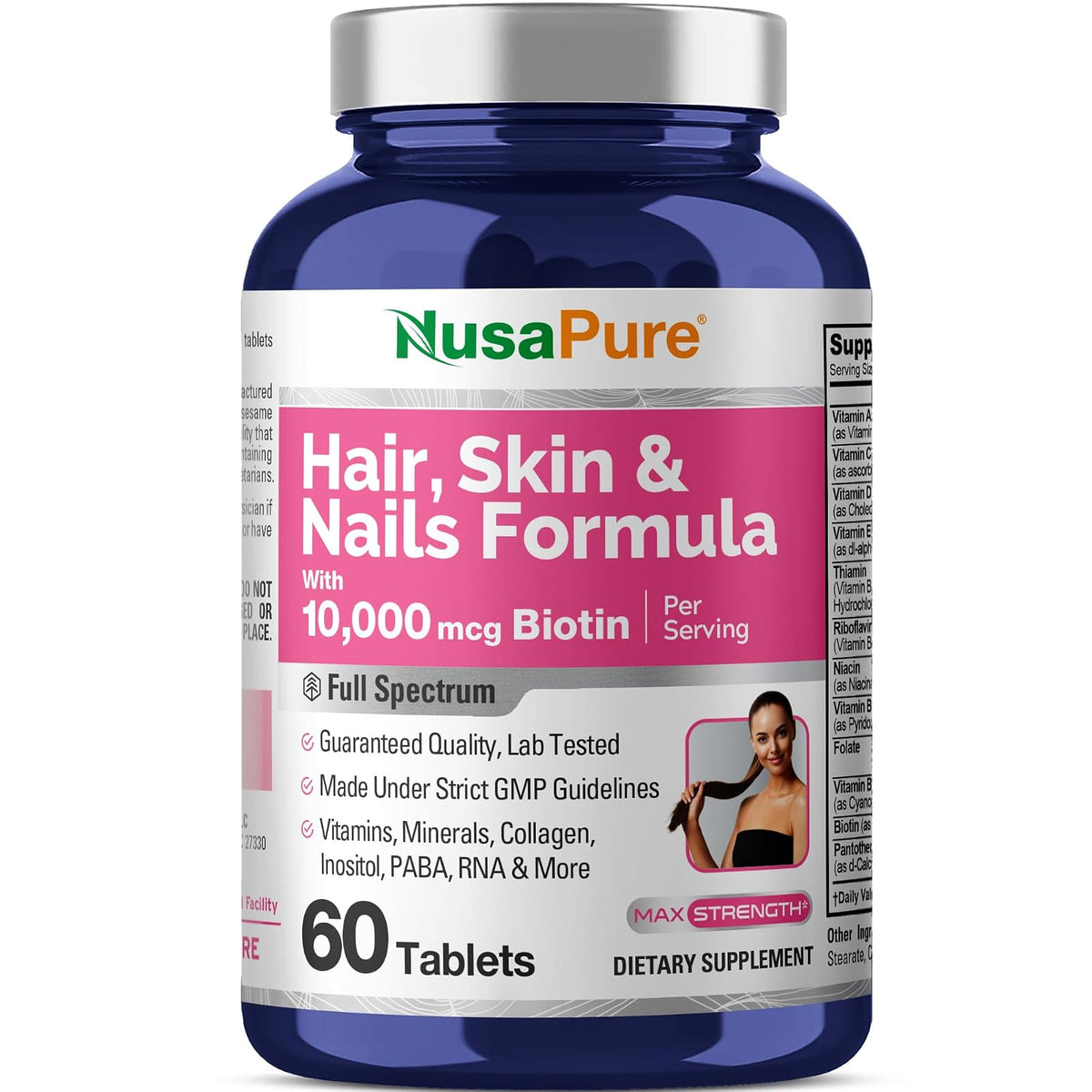 NusaPure biotin for healthy hair