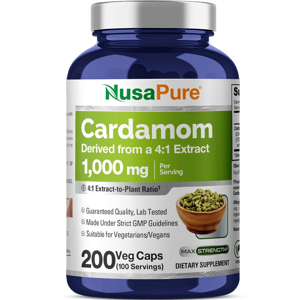 NusaPure cardamom multivitamins for energy