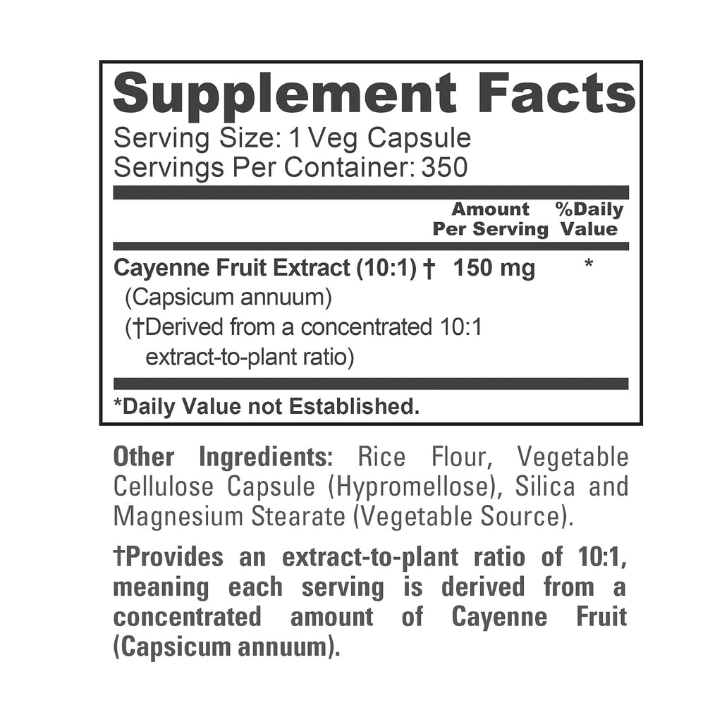 NusaPure cayenne herbal capsules