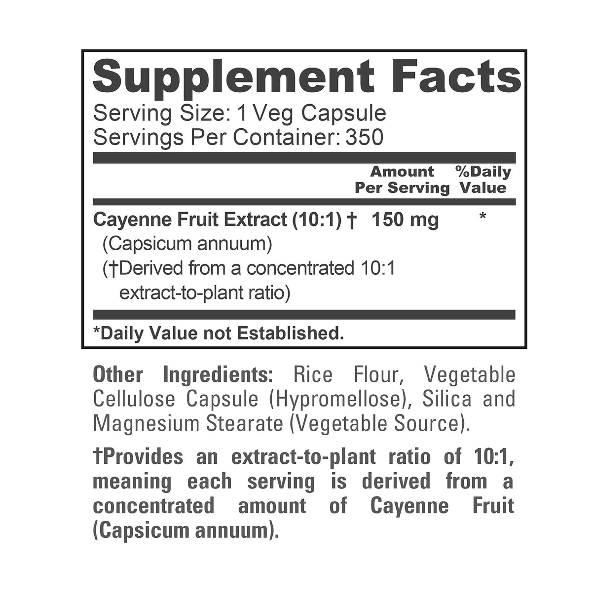 NusaPure cayenne herbal capsules