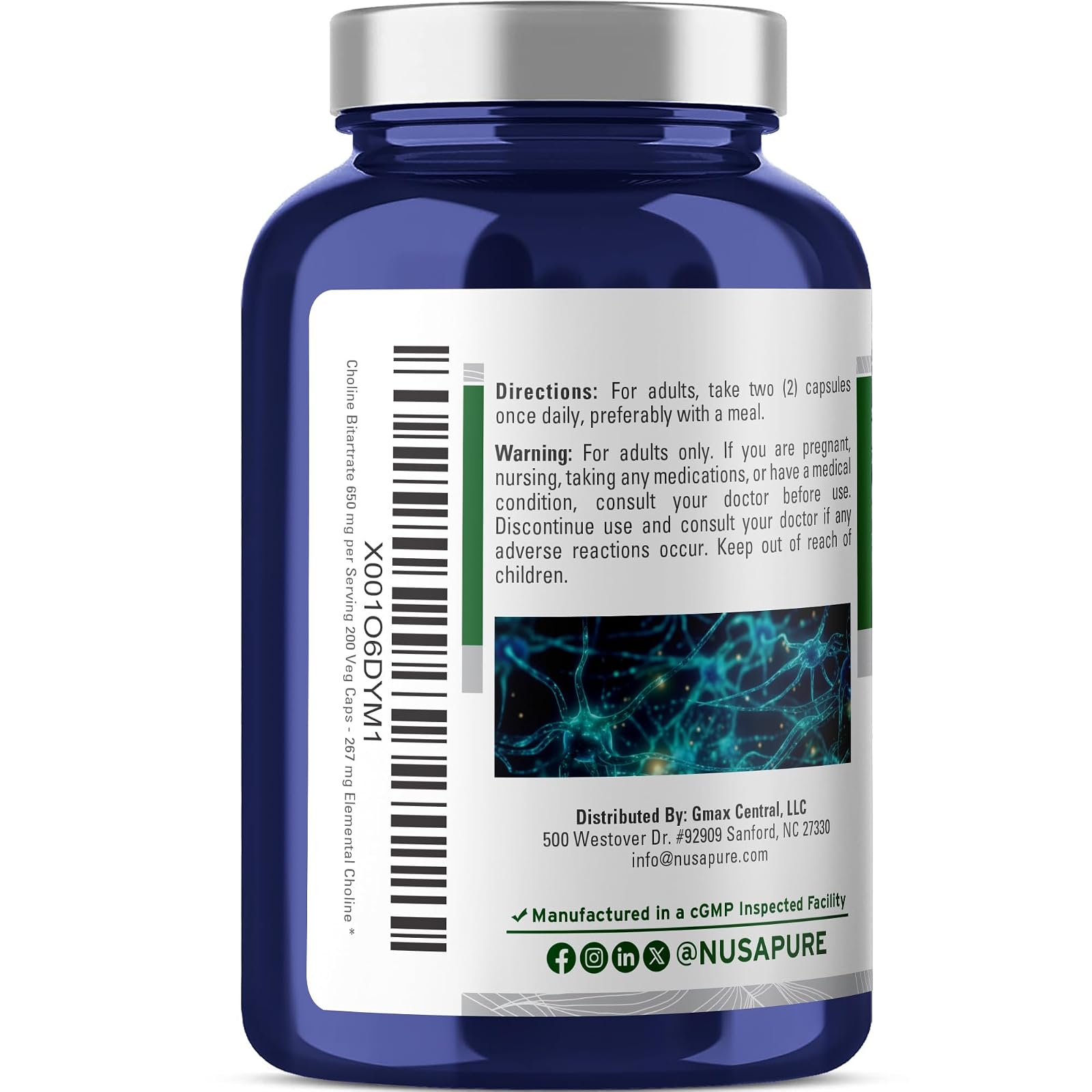 NusaPure Choline for brain health