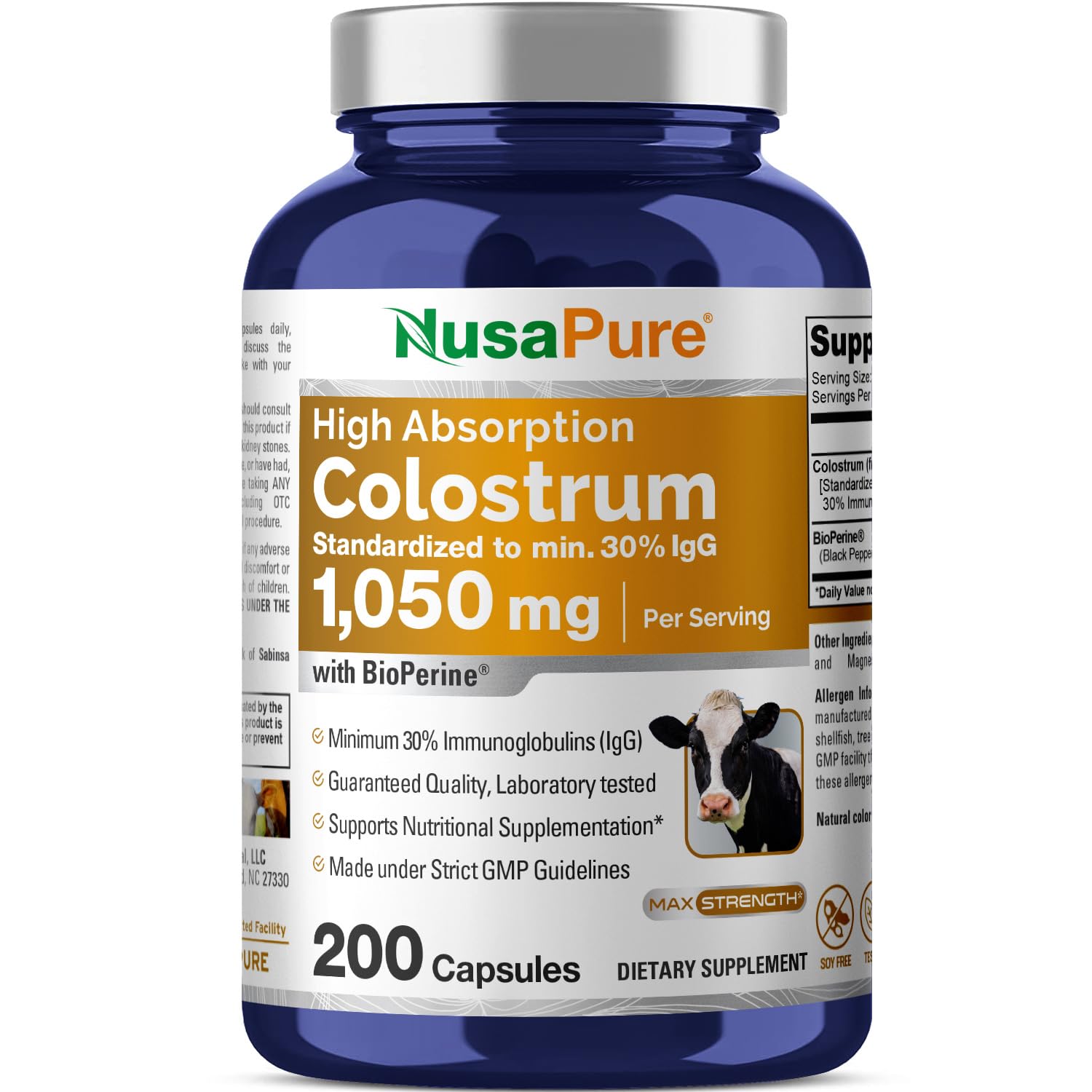 NusaPure colostrum for immune support
