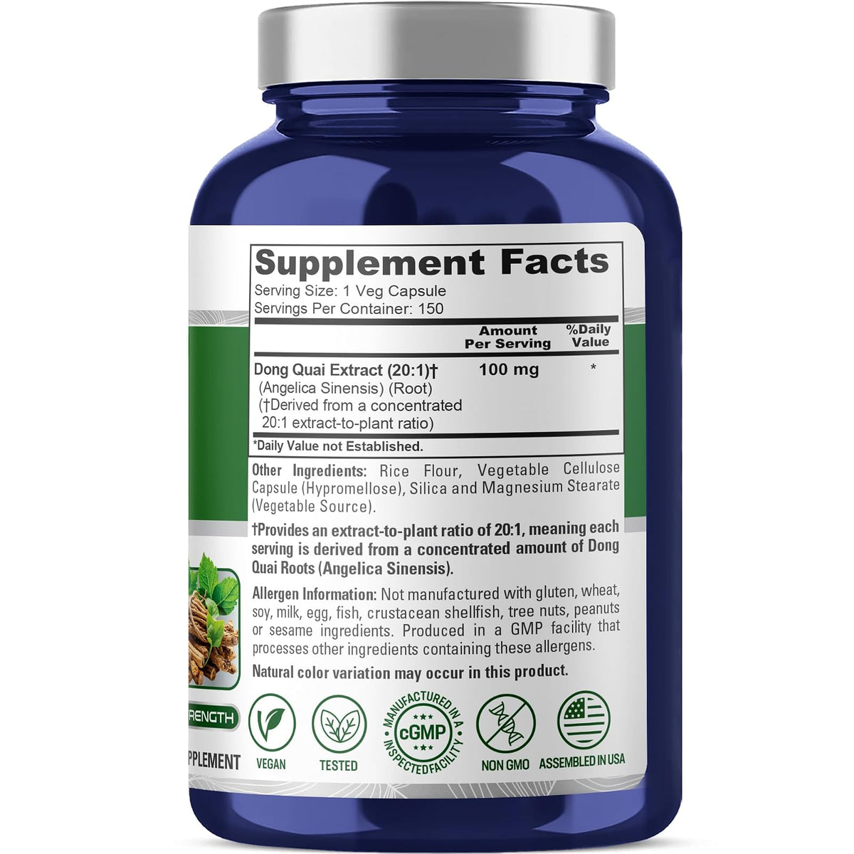NusaPure Dong Quai herbal supplement benefits