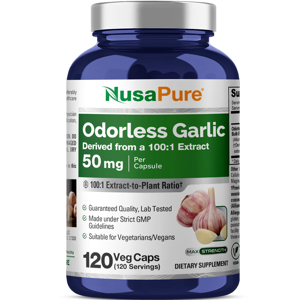 NusaPure garlic capsules for health