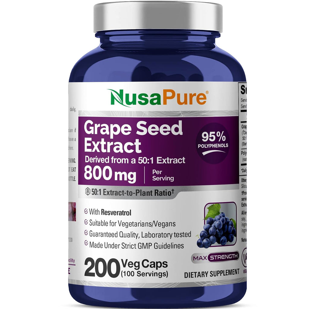 NusaPure grape seed extract capsules