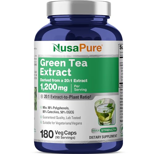 NusaPure green tea veggie caps