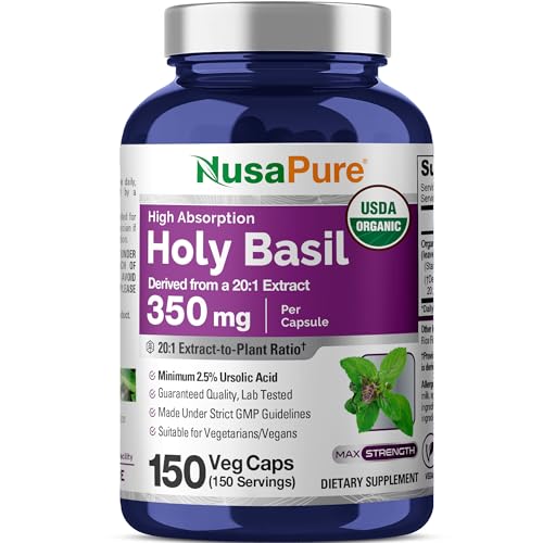 NusaPure holy basil benefits for stress relief