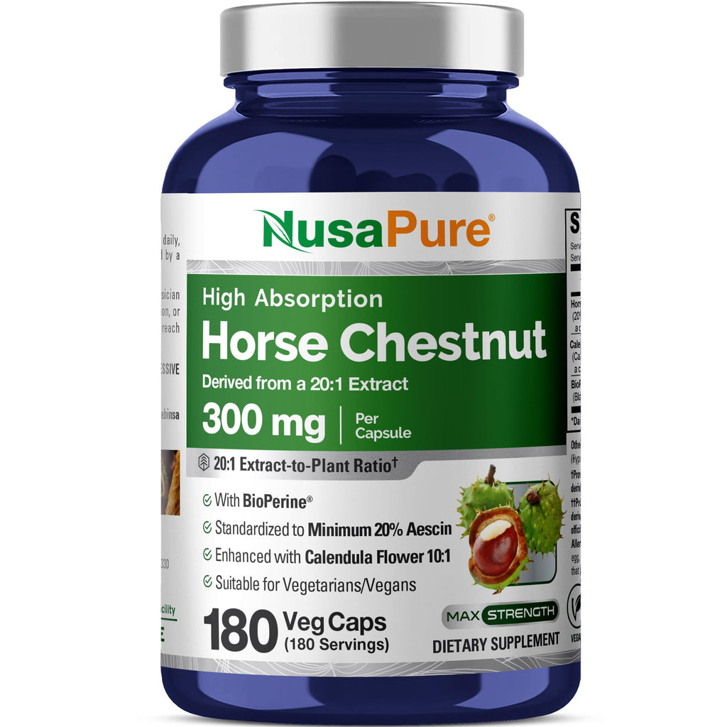 NusaPure horse chestnut capsules benefits