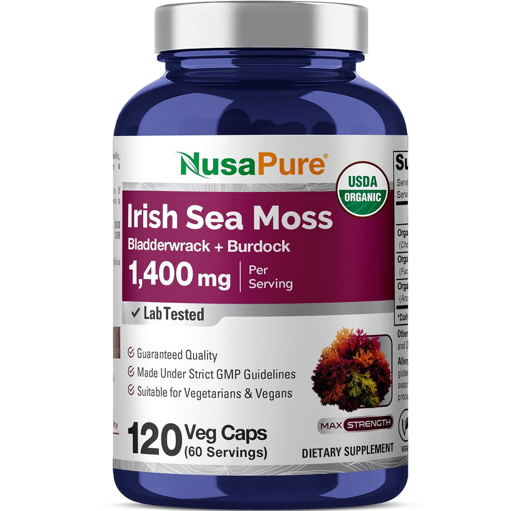 NusaPure Irish Sea Moss capsules