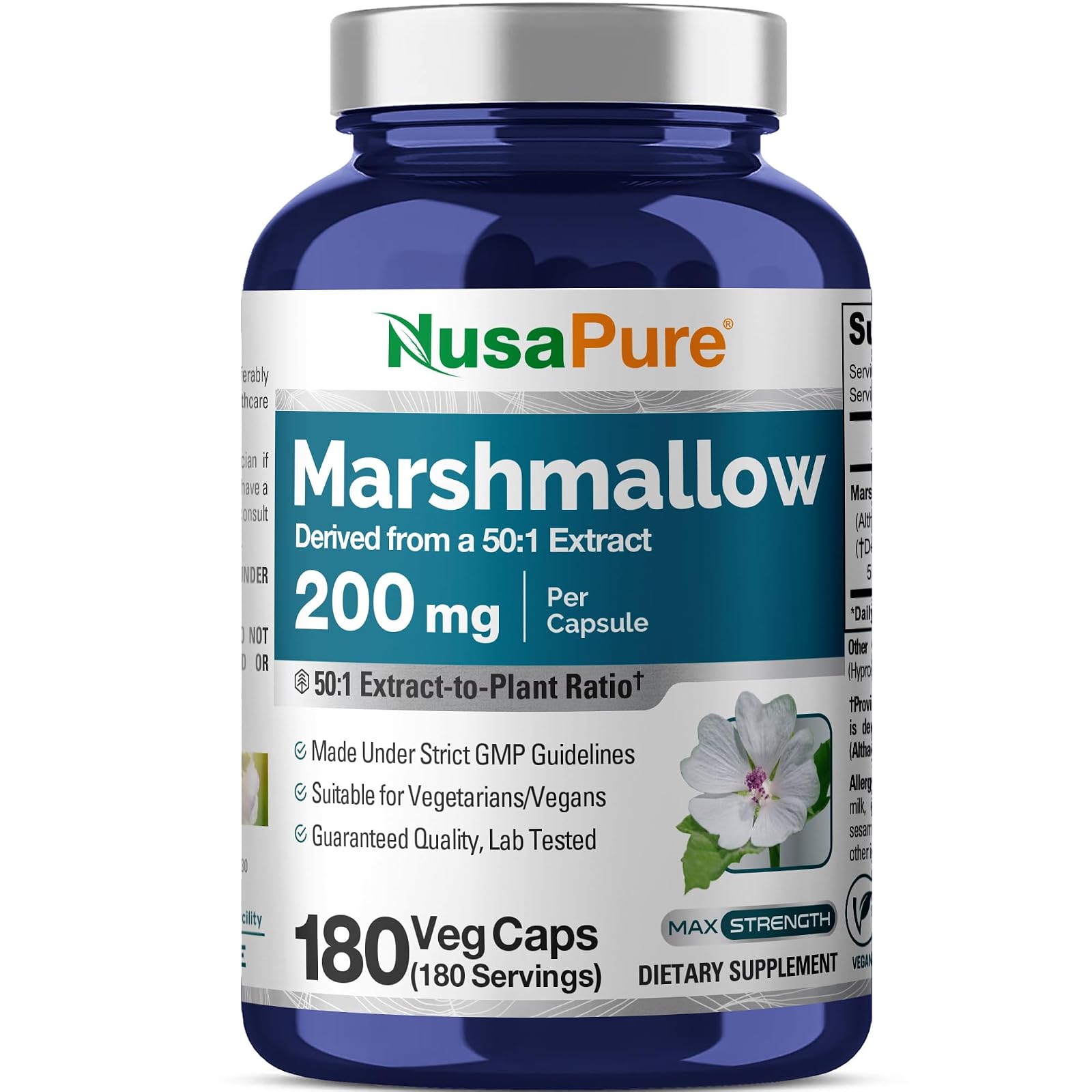 NusaPure Marshmallow Root capsules