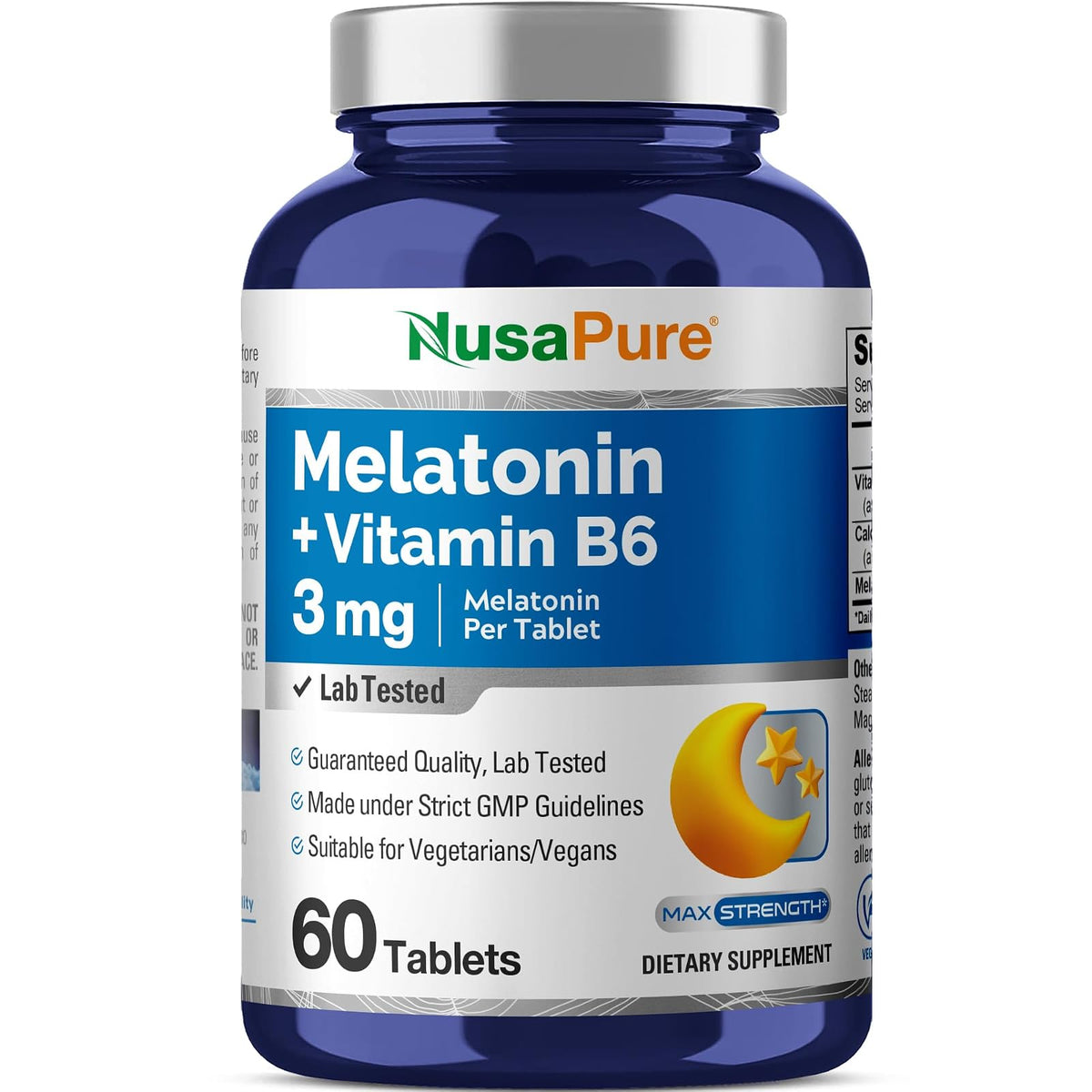 NusaPure melatonin 3 mg tablets