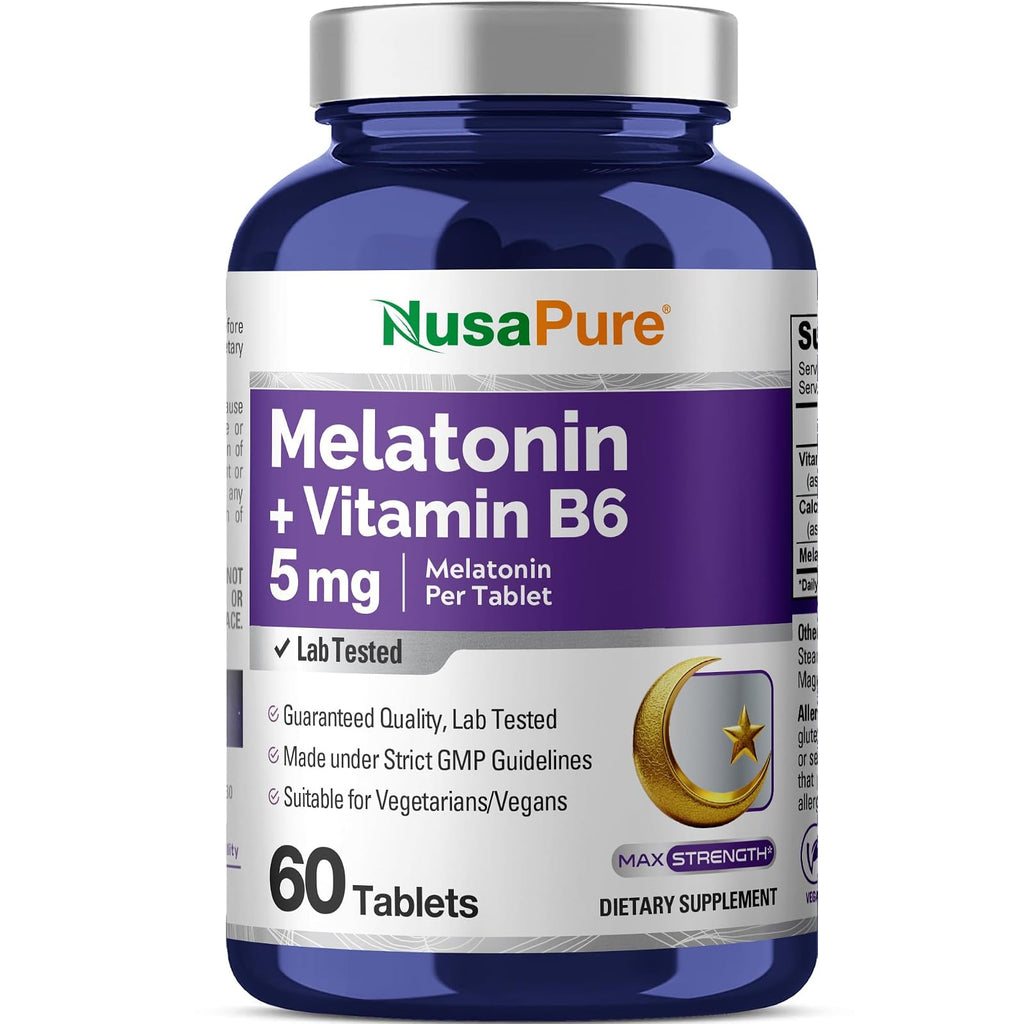 NusaPure melatonin 5 mg tablets