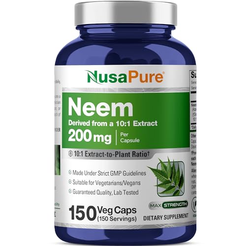 NusaPure Neem Leaf capsules for wellness