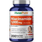 NusaPure Niacinamide Vitamin B3 capsules