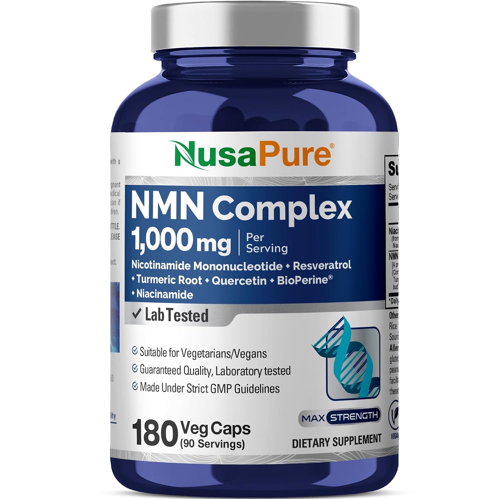 NusaPure NMN Complex vegan capsules