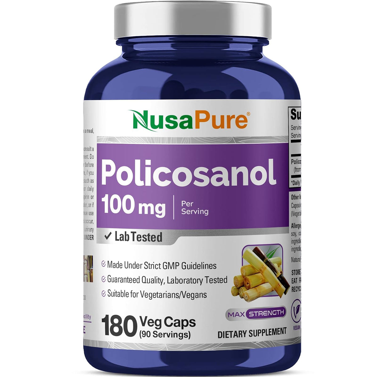 NusaPure Policosanol 100 mg capsules