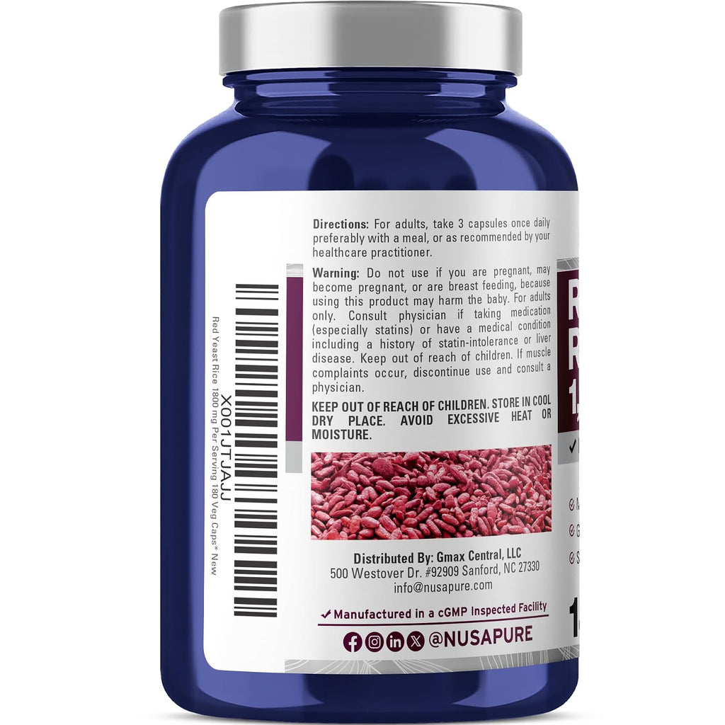 NusaPure Red Yeast Rice benefits