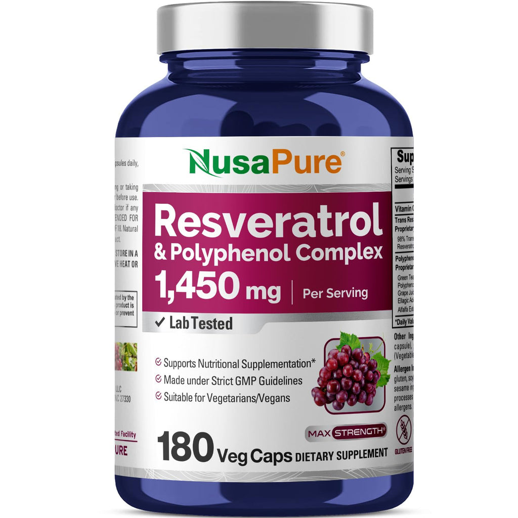 NusaPure Resveratrol antioxidant capsules