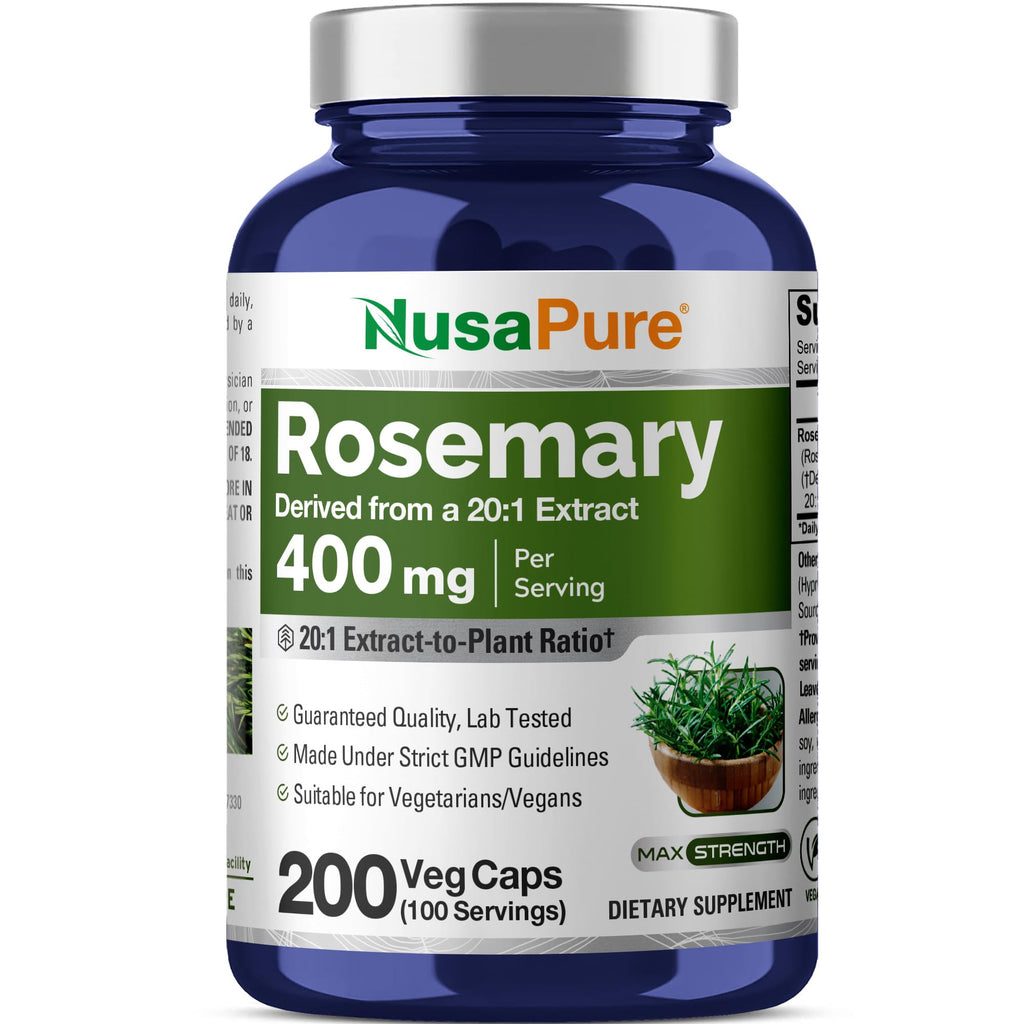 NusaPure rosemary vegan capsules