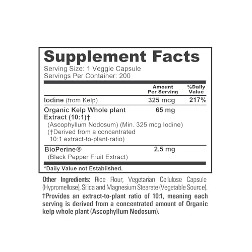 NusaPure sea kelp for thyroid health