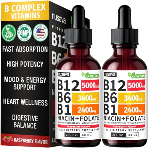 NUSAVA vitamin B12 liquid drops