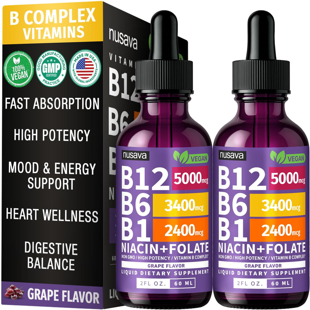 NUSAVA vitamin B12 liquid drops