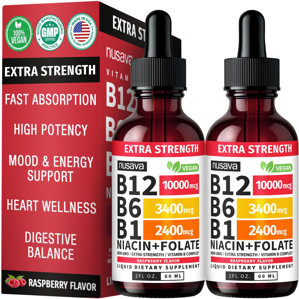 NUSAVA vitamin B12 liquid drops