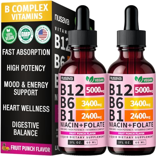 NUSAVA vitamin B12 liquid drops