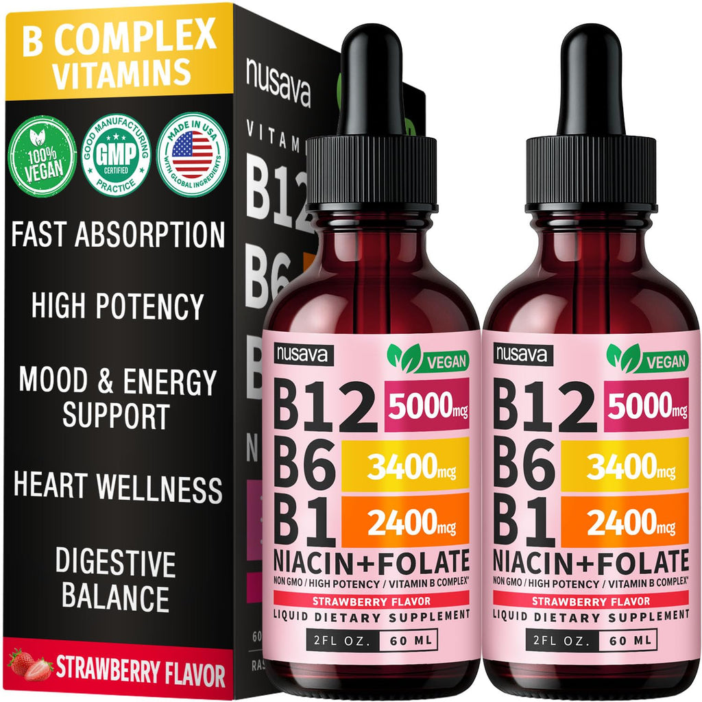 NUSAVA vitamin B12 liquid drops