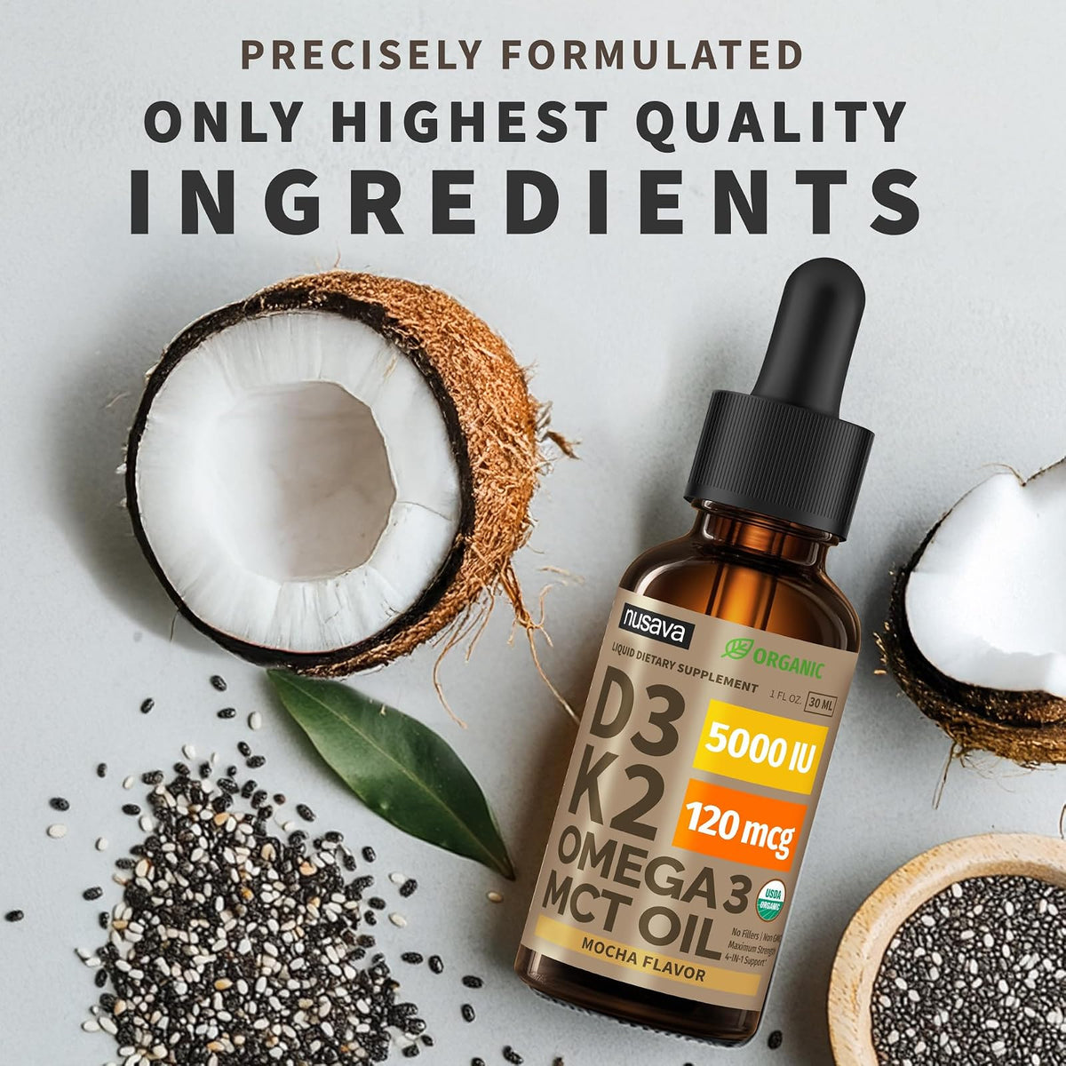 NUSAVA vitamin D drops for daily wellness